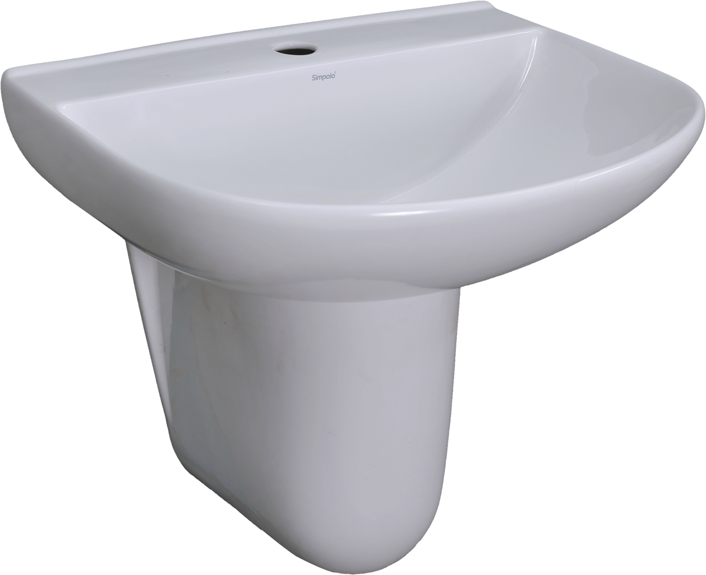 Refin half Pedestal Basin | Simpolo Tiles & Bathware