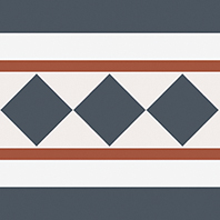 Histo Graphite Border 198x198mm Grey Concrete Tiles for Wall and Floor ...