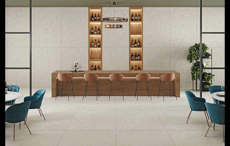 Cream Tiles Design for Floor and Wall | Simpolo